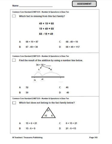 2nd Grade Ohio Common Core Math - TeachersTreasures.com | Teachers ...