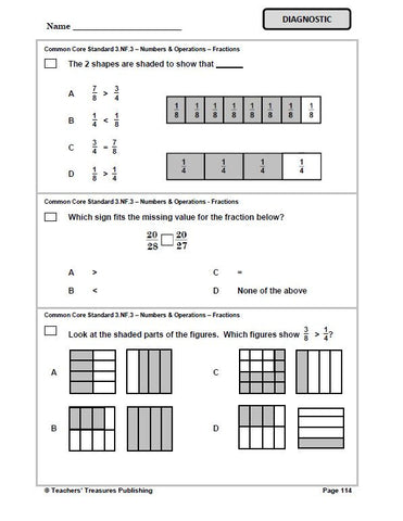 3rd Grade Connecticut Common Core Math - TeachersTreasures.com ...